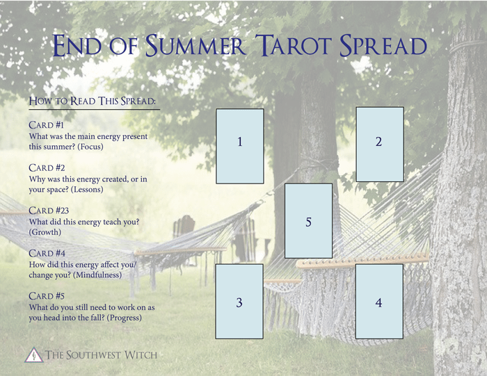 End of Summer Tarot Spread